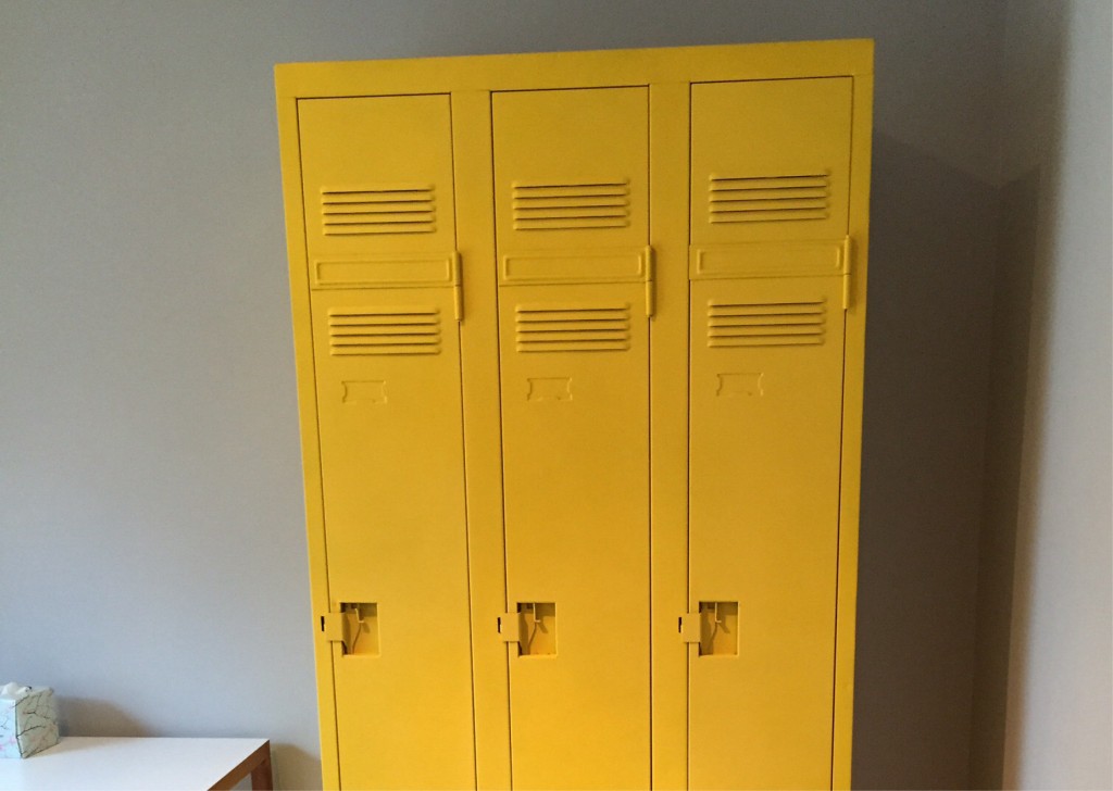 yellow_lockers - Rustoleum Spray Paint