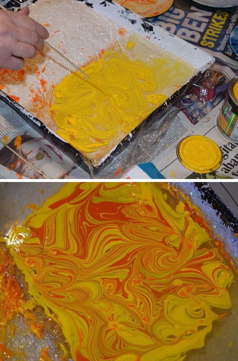 How To Make Magnificent Marble Trinket Dishes - Rustoleum Spray Paint